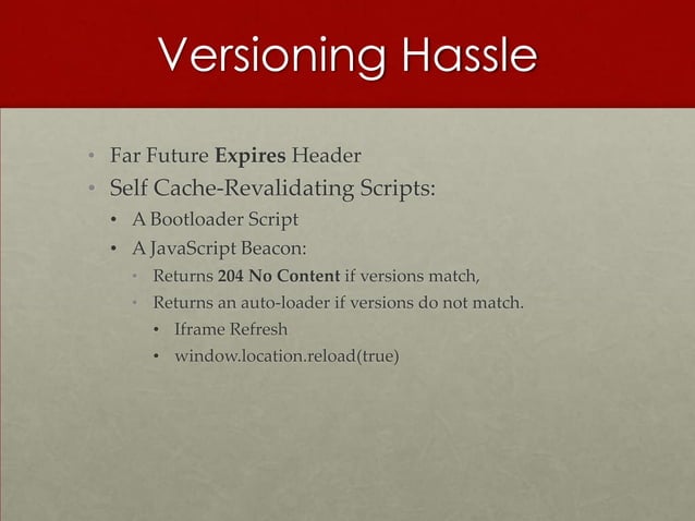 External Javascript Widget Development Best Practices Updated V11