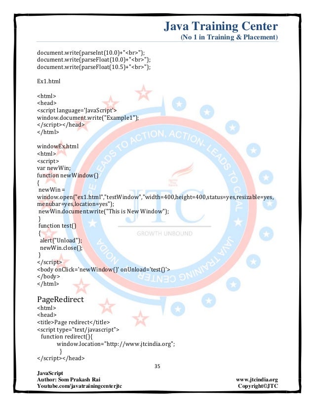 Java script Examples by Som Java script Examples by Som
