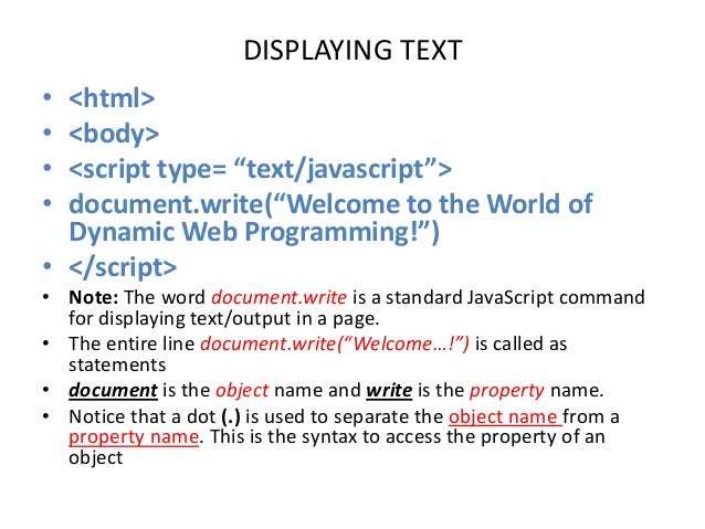 Java script writing javascript