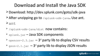 Java sdk quickstart | PPT