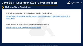 Java SE 11 Developer 1Z0-819 Practice Tests | PPT