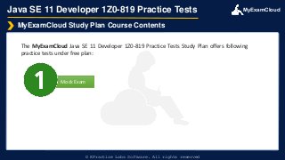 Java SE 11 Developer 1Z0-819 Practice Tests | PPT