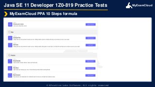 Java SE 11 Developer 1Z0-819 Practice Tests | PPT