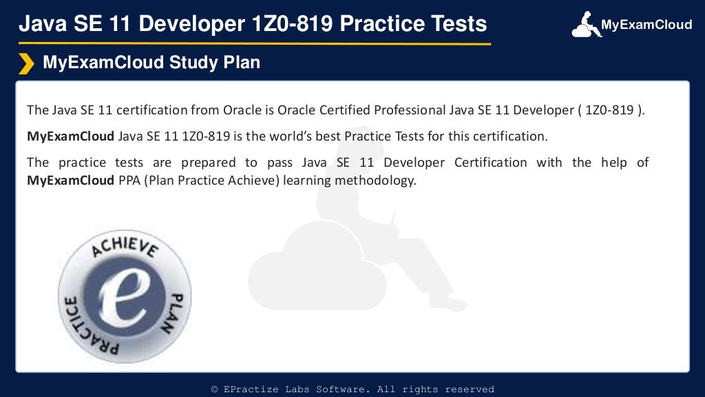 Java SE 11 Developer 1Z0-819 Practice Tests | PPT