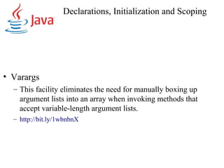 Java se 5 language enhancements & features | PPT