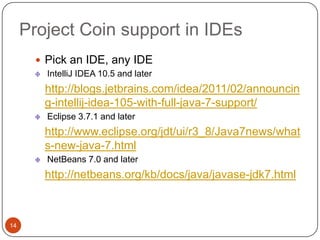 Java se7 features | PPTX