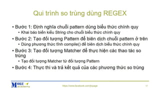 Java SE Advance Chapter10: Regular Expression | PPT