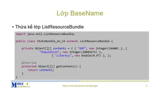 Java SE Advance Chapter11: Internationlization & Localization | PPT