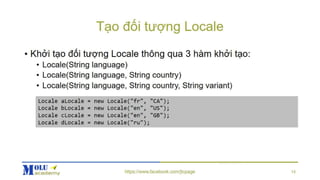 Java SE Advance Chapter11: Internationlization & Localization | PPT