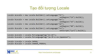 Java SE Advance Chapter11: Internationlization & Localization | PPT