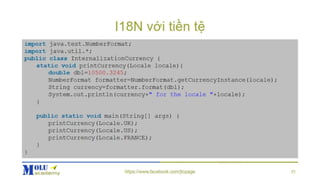Java SE Advance Chapter11: Internationlization & Localization | PPT