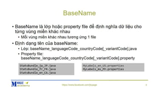 Java SE Advance Chapter11: Internationlization & Localization | PPT