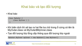Java SE Advance Chapter3: Nested Class | PPT