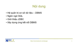 Java SE Advance Chapter6: JDBC | PPT