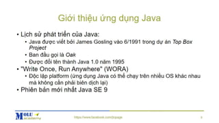 Java SE Basic: Chapter1_Introduce | PPT