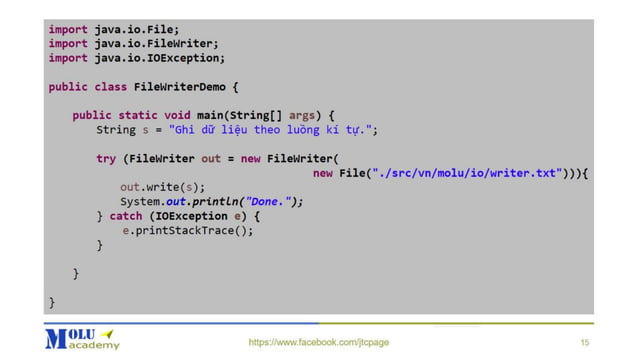Java SE Basic Chapter9: IO Stream | PPT