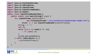 Java SE Basic Chapter9: IO Stream | PPT
