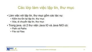 Java SE Basic Chapter9: IO Stream | PPT