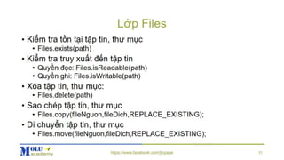Java SE Basic Chapter9: IO Stream | PPT