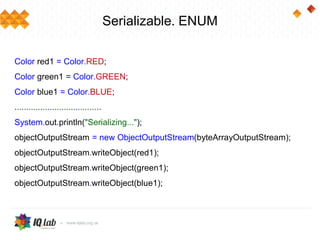 Java serialization | PDF