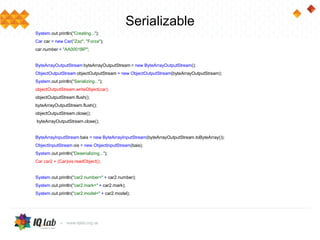 Java serialization | PDF