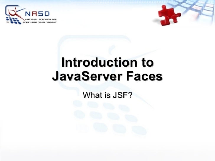 Java Server Faces Jsf Basics