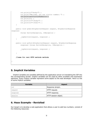 JavaServer Pages | PDF