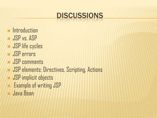 Java server pages | PPT