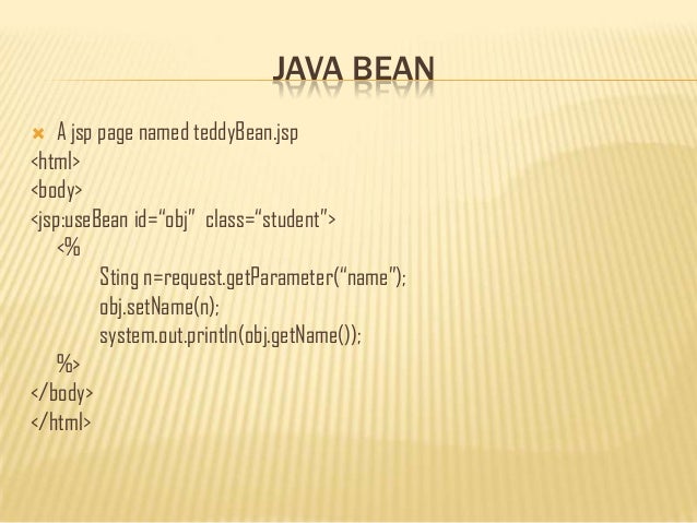 Java server pages