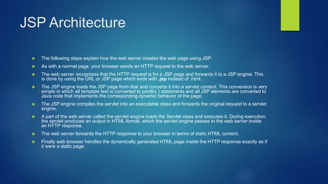 Java Server Pages(jsp) | PPTX