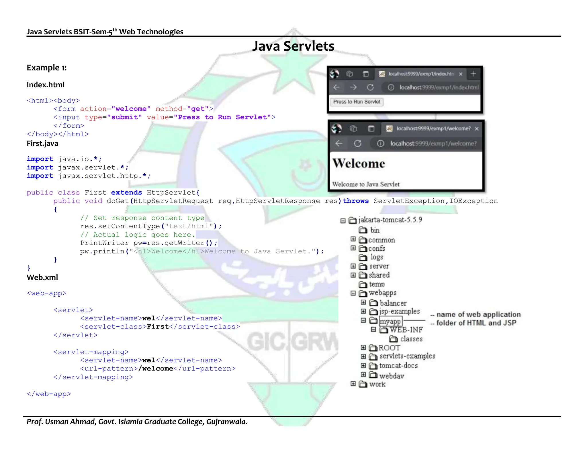 Javajavaservletprogramsexamplespdf