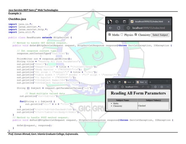 Javajavaservletprogramsexamplespdf