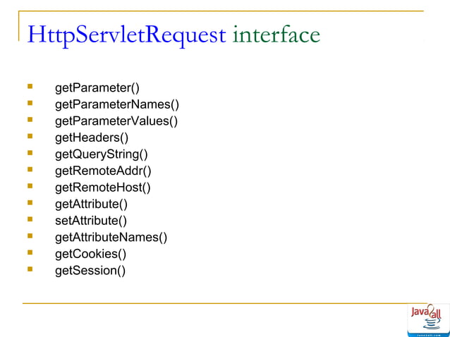 Java servlet life cycle - methods ppt | PPT