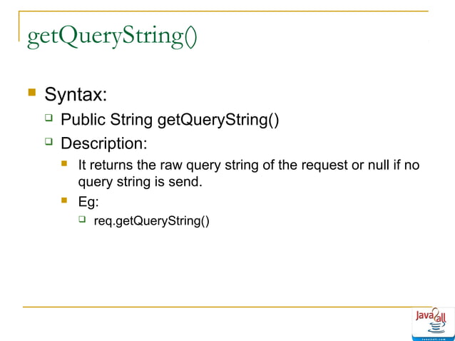 Java servlet life cycle - methods ppt | PPT