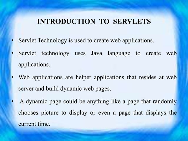Java servlets and CGI | PPTX