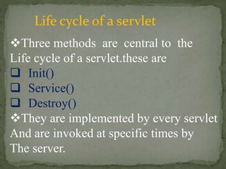 Java servlets | PPT