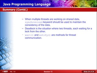 Java session13 | PPT