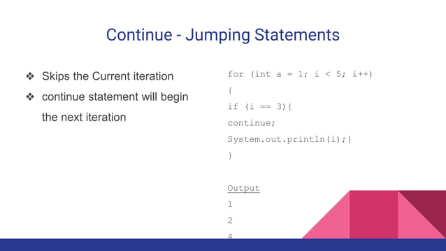 Java Control Statements | PPTX