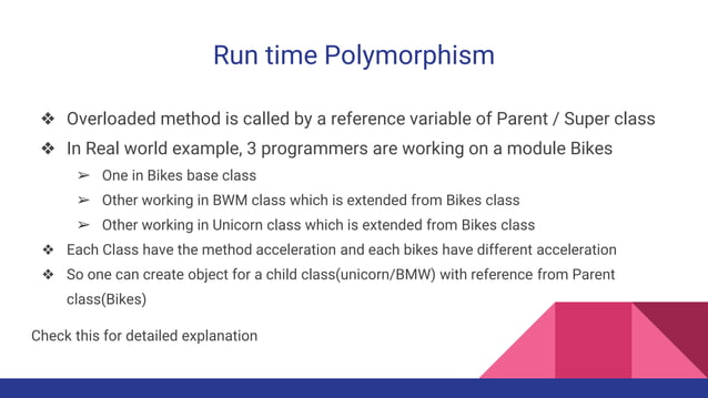 Java Inheritance and Polymorphism | PPT