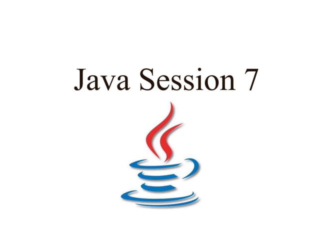 Javasession7 | PPTX