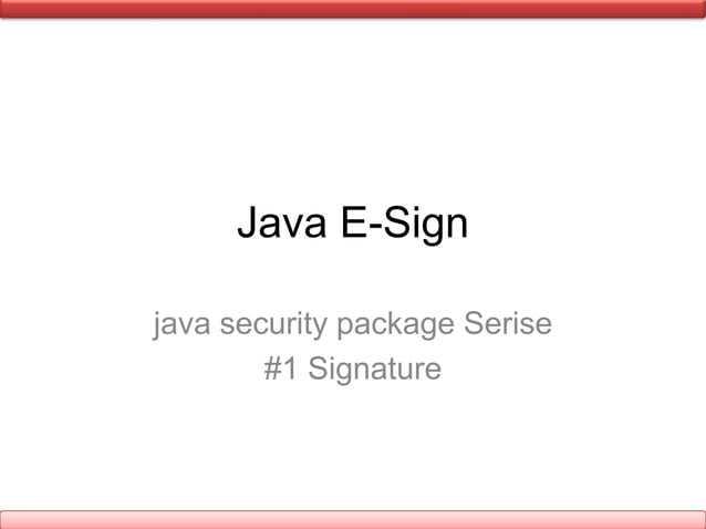 Java sign | PPT