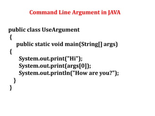 Java simple programs | PPTX | Programming Languages | Computing
