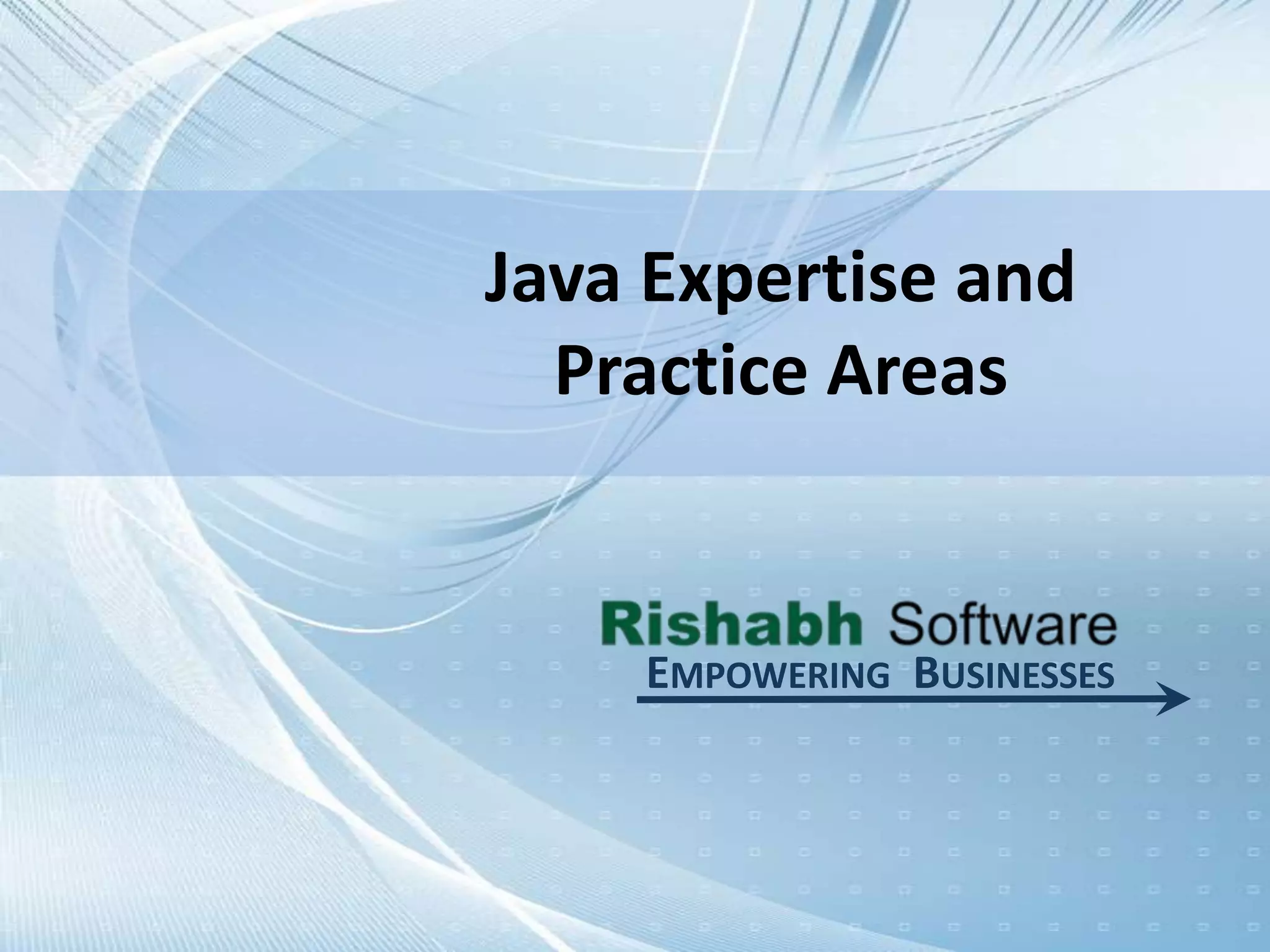 Java Capabilities - Rishabh Software | PPTX | Computer Software and Applications | Computing