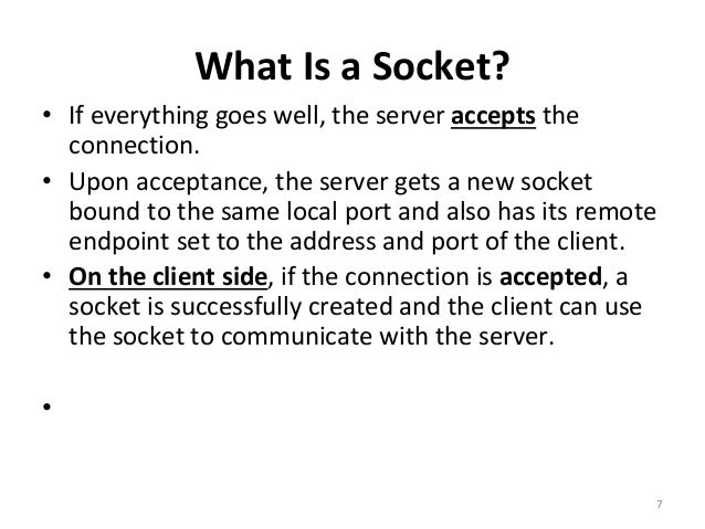 Java Socket Programming