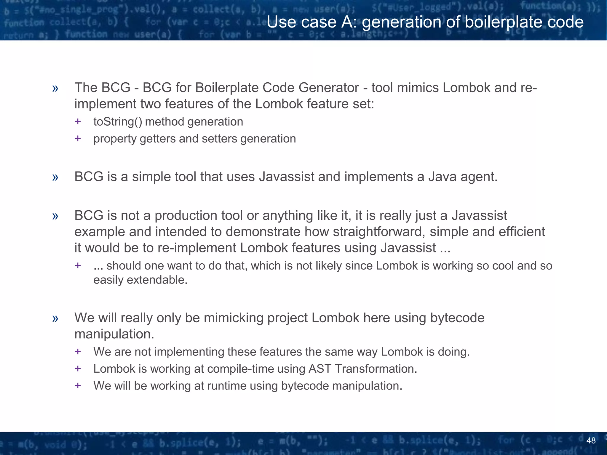 Bytecode Manipulation With Javassist For Fun And Profit Ppt