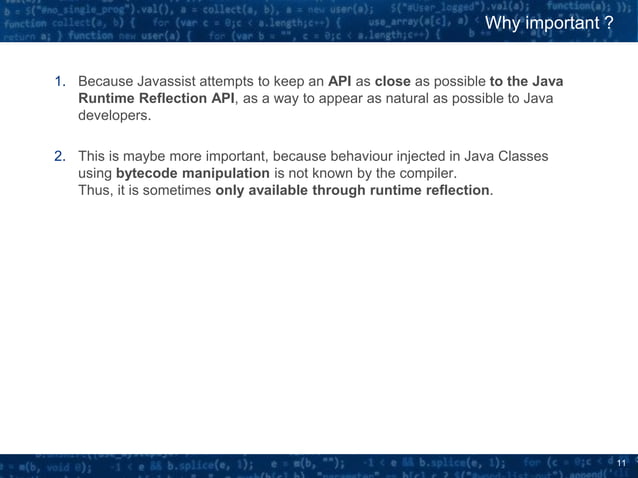 Bytecode Manipulation With Javassist For Fun And Profit Ppt