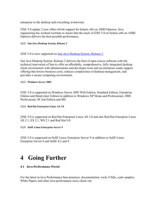 Java Standard Edition 5 Performance | PDF