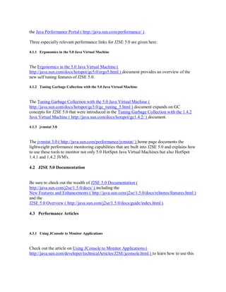 Java Standard Edition 5 Performance | PDF