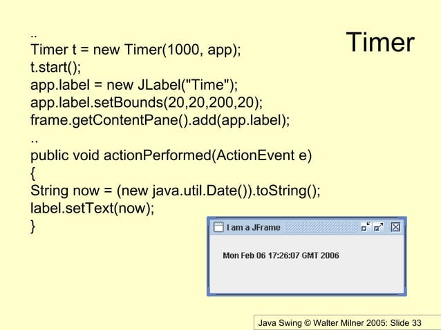 Java swing | PPT