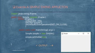 Java Swing | PPTX